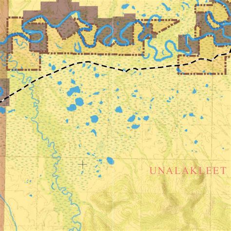 Unalakleet National Wild River Map By Bureau Of Land Management Alaska