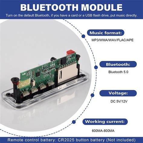 2X Dc 5V 12V Bluetooth 5 0 Audio Decoder Board Audio Module Usb Aux Fm5751 EBay