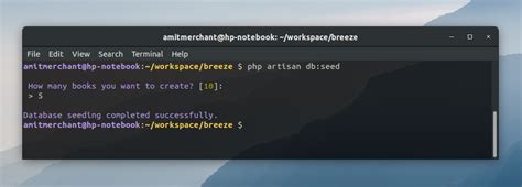 Seeding Model Rows Based On The User Input In Laravel Amit Merchant A Blog On PHP