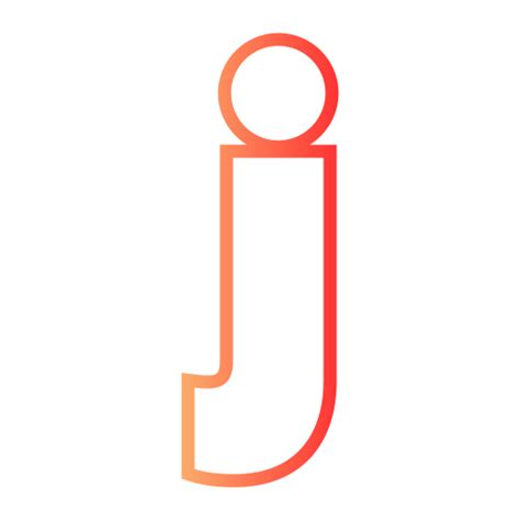 문자 J 무료 교육개 아이콘