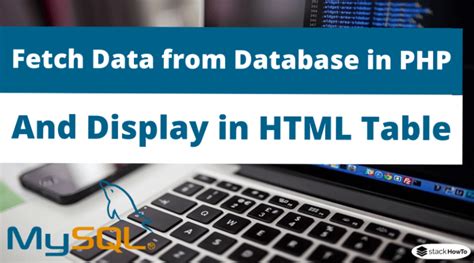How To Fetch Data From Database In PHP And Display In HTML Table Using PDO StackHowTo