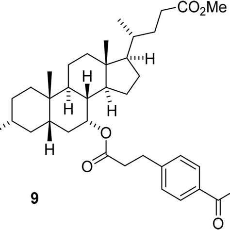 Sunscreen Molecule 9 With The Methyl Ester Of Chenodeoxycholic Acid
