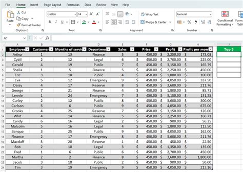 How To Use TAKE In Excel To Extract Data
