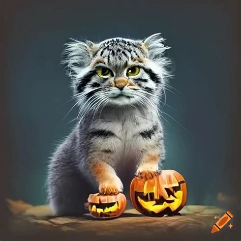 Cougar Wearing A Cute Ghost Costume For Halloween On Craiyon