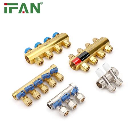 Brass Manifold For Multi Zone Water Control