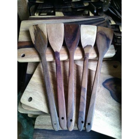 Jual Sutil Kayu Sendok Kayu Sodet Kayu Spatula Kayu Sonokeling