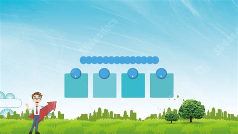 White Park Advertising Collar Grassland Simple Powerpoint Background