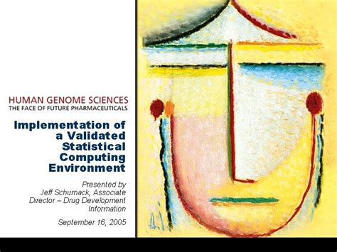 Implementation Of A Validated Statistical Computing Environment Presented