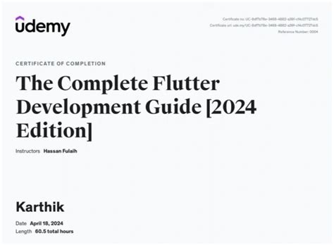 Karthik R On Linkedin I Had Completed Flutter Development Courses
