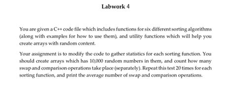 Labwork You Are Given A C Code File Which Chegg