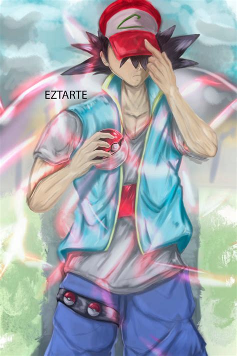 Ash Ketchum Satoshi Pokemon By Eztebangarcia On Deviantart