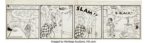 Al Capp Lil Abner Daily Comic Strip Original Art Dated 5 21 45 Lot