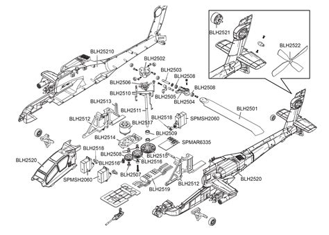 Exploded View Blade Apache Chassis Astra