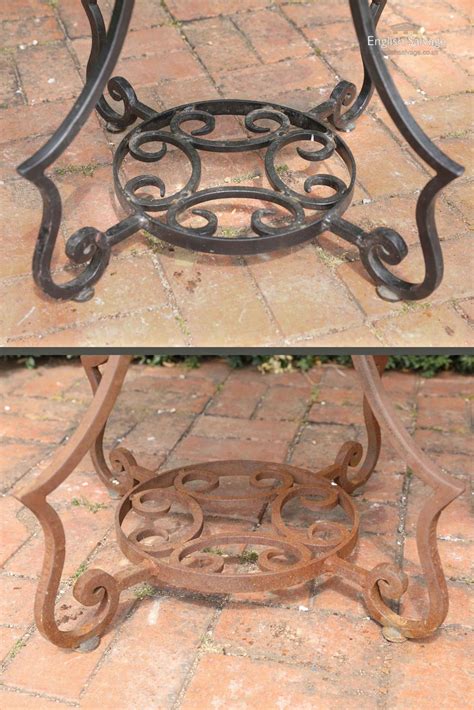 French Style Circular Metal Tables