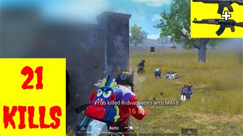21 Kills💥solo 🆚 Squad Pubg Mobile Youtube