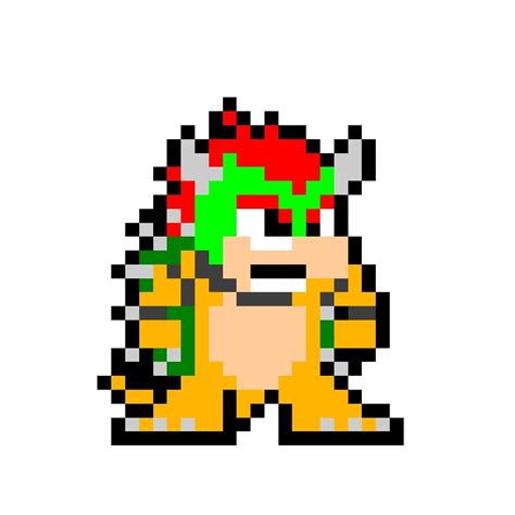 Bowser In 2024 Pixel Art Bowser Video Game Sprites