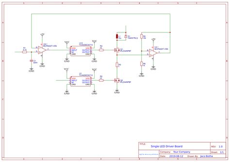 Single LED Driver Board V 2 0 Platform For Creating And Sharing Projects OSHWLab