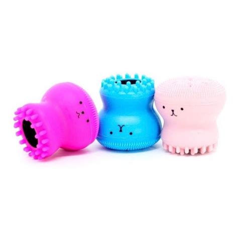 Esponja Silicone Limpeza Facial Esfolia Formato Polvo Rosto Shopee Brasil