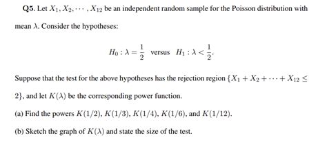 solved q5 ﻿let x1 x2 cdots x12 be an ﻿independent random