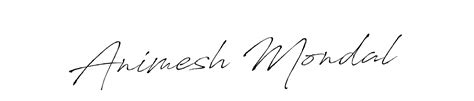 93 Animesh Mondal Name Signature Style Ideas Latest Electronic