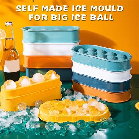 Moule Moule à glaçons rond avec plateau à 4 13 cavités pour faire des