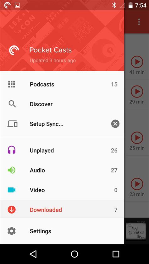 pocket casts for android