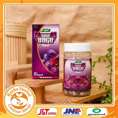Jual Kapsul Daun Ungu Shopee Indonesia