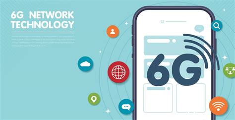 6g Technology Concept Modern City And Communication 6g Network Connection Concept With