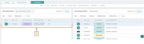 Manually Scheduling Removing Or Blocking Applicants In Social Events