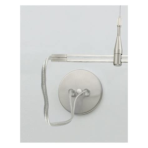 Tech Lighting Monorail End Power Feed Track Lighting Finish Satin Nickel Perigold Havenly