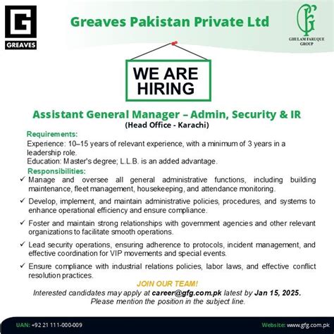 Mohsin Raza Qamar On Linkedin Greaves Pakistan Pvt Ltd Is Looking