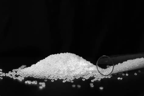 Premium Photo White Plastic Polymer Petrochemical Product As Polymer