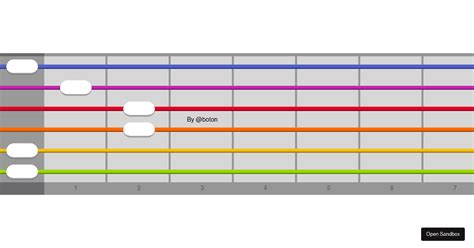 React Guitar Examples Codesandbox