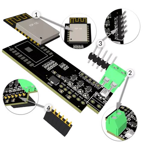 10 X TASMOTA EI OT ESP8266 ESP 12S 5V Smart Home Wi Fi 4 Channel Controller Kit 53 38 PicClick UK