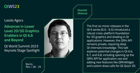 mark lania on linkedin qtws23 berlin 3d graphics developer