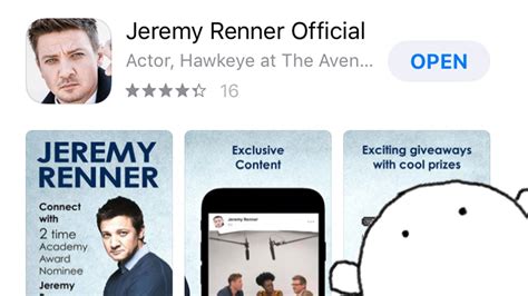 The Jeremy Renner Official App YouTube
