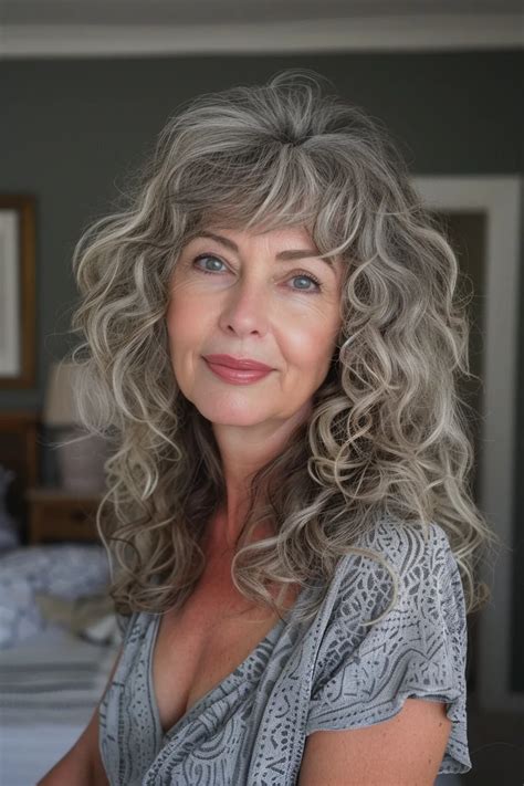 Prettiest Grey Hairstyles With Bangs That Prove Grey Is Glamorous