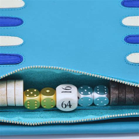 Luxury Roll Up Travel Backgammon With Marble Checkers Bosbackgammon