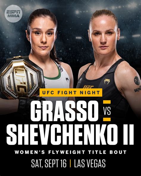 Espn On Twitter Rt Espnmma Alexa Grasso Will Defend Her Flyweight