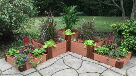 Composite Wood Tiered Raised Garden Beds — Frame It All