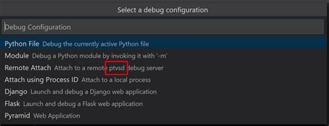Replace Ptvsd With Debugpy When Configuring Debugger For Remote