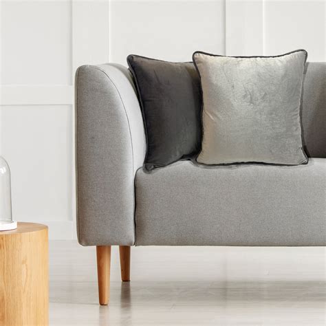 Piped Velvet Cushion Cover 43x43