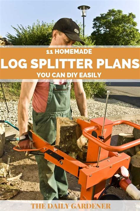 11 Homemade Log Splitter Plans You Can DIY Easily