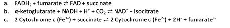 Calculate The Standard Free Energy And Keq For Each