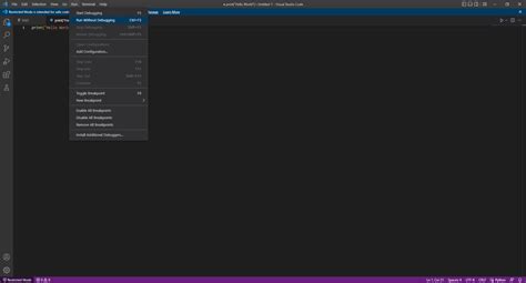 Visual Studio 2010 I Cant Run Any Python Programs In VSC Stack Overflow