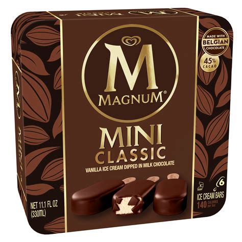 Magnum Mini Classic Ice Cream Bars Shop Ice Cream At H E B