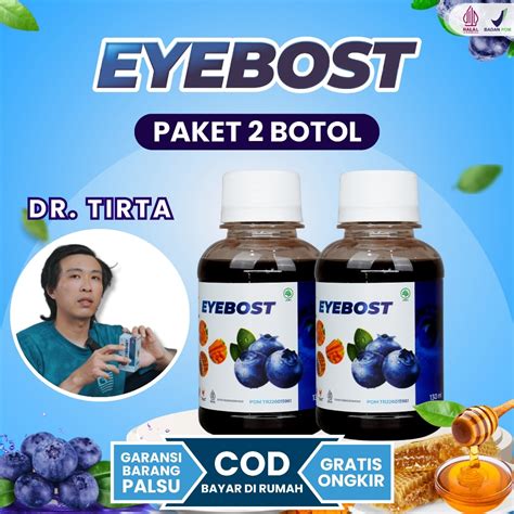 Jual Eyebost Madu Vitamin Mata Paket 2 Botol Sebagai Suplemen Mata Obat Sakit Mata Herbal Madu