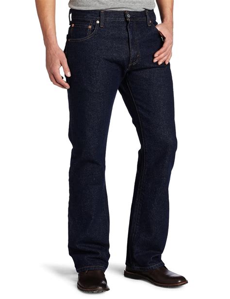 Levis Mens 517 Boot Cut Jean Rinse 34x32machine Wash Zipper Closure