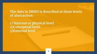 Database Abstraction PPT
