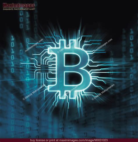 Bitcoin Cryptocurrency Digital Currency Symbol Conceptual Illustration Stock Image Mxi31023